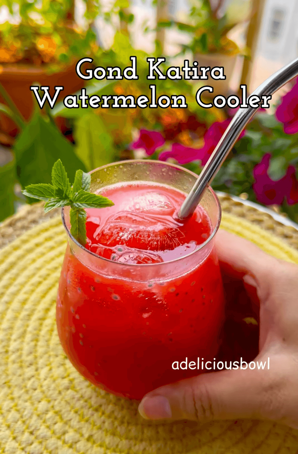 Gond Katira Watermelon Cooler — Stay Hydrated This Summer - A Delicious ...